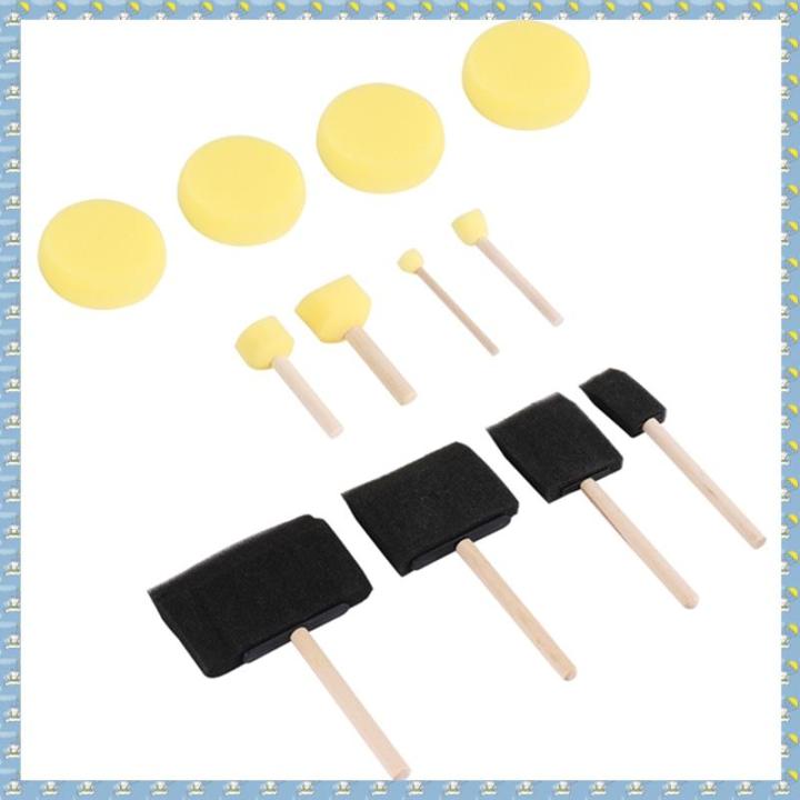 (RVJO) Round Paint Foam Sponge Brush Various Shaped and Sized ...