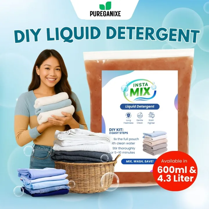Pureganixe Liquid Detergent DIY Kit with Fabcon Easy Mix Just Add Water ...