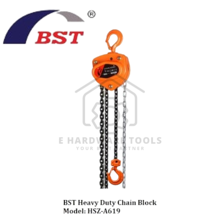 BST CHAIN BLOCK HEAVY DUTY HSZ-A619 1 TON to 5 TON | Lazada
