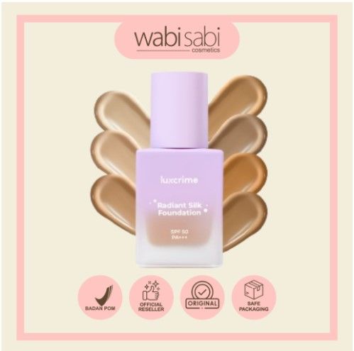 LUXCRIME - Radiant Silk Foundation SPF 50 PA+++ | Lazada Indonesia