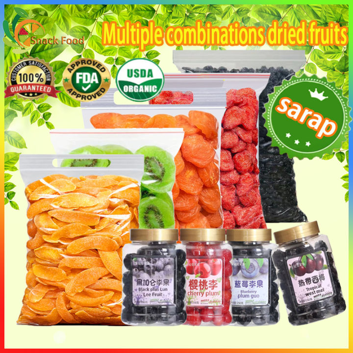 Dried Mixed Fruits Multiple Combinations Sweet Sour Delicious Healthy ...