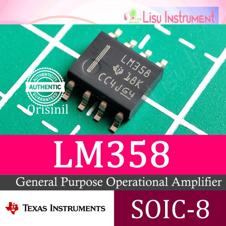 LM358 Operational Amplifier LM358DR 358 SOIC-8 Texas Instrument ...