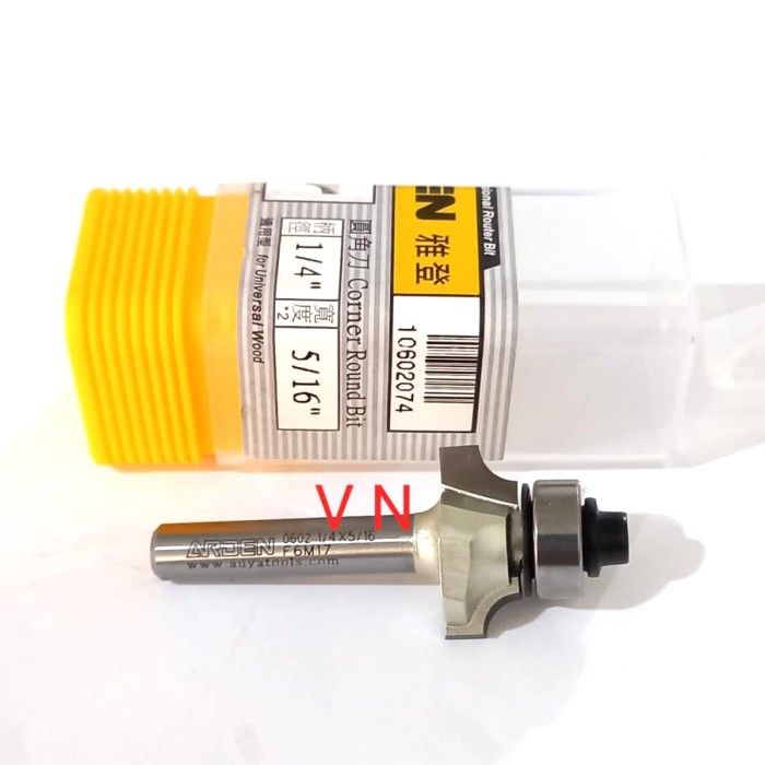 Mata Router/Profil Round Over Bit 4 mm ( 1/4×5/16×R 3.96mm ) ARDEN ...