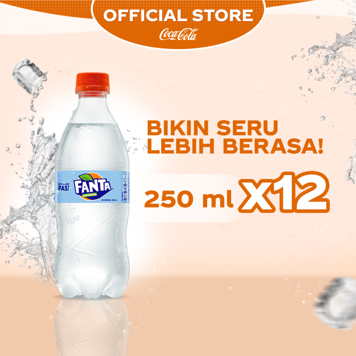 Fanta Air Minuman Soda - Botol 250ml x 12pcs | Lazada Indonesia