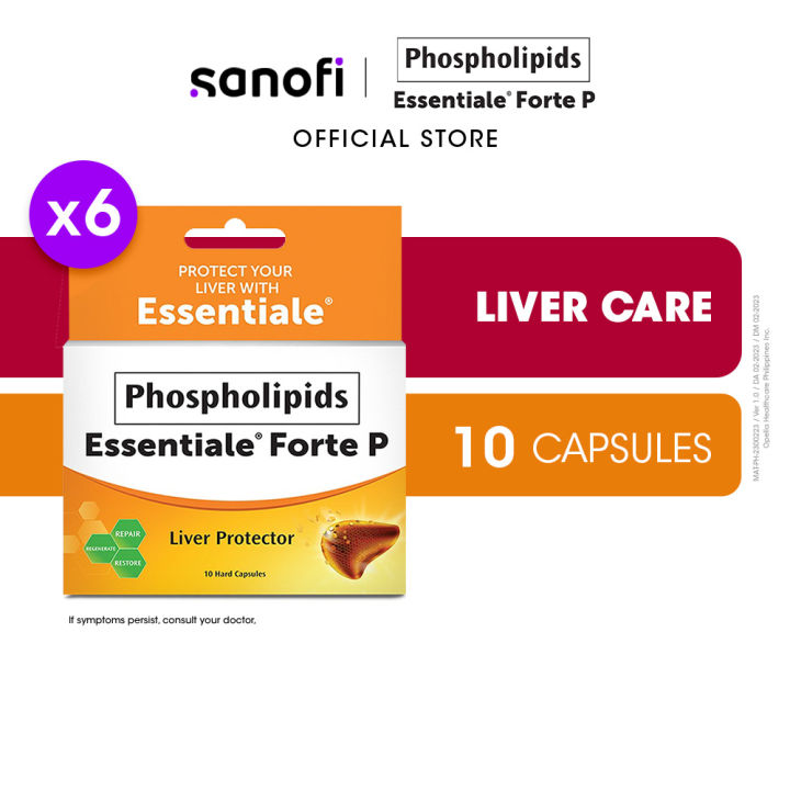 Essentiale Forte P Liver Care Supplement 10 Capsules (Bundle of 6 ...