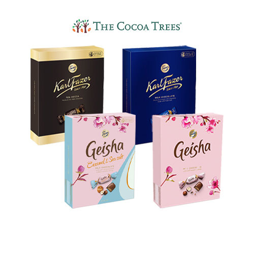 Karl Fazer | Fazer Dark 70% | Geisha Milk | Geisha Salted Caramel ...