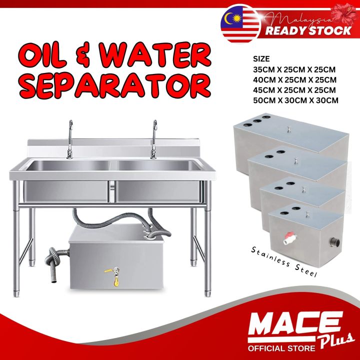 Oil & Water Separator Stainless Steel Grease Trap Interceptor For ...