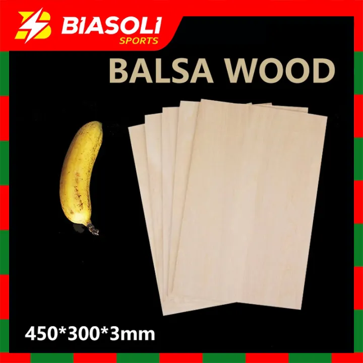COD Balsa Wood 450*300*3mm For House Ship Craft Model Basswood Sheets ...