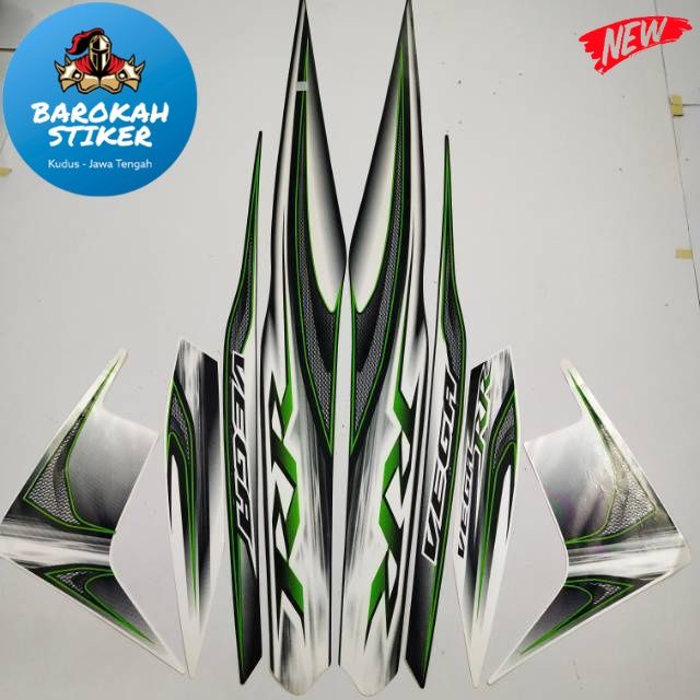 Striping Stiker Polet List motor POLET Yamaha Vega rr 2013 2014 hitam ...