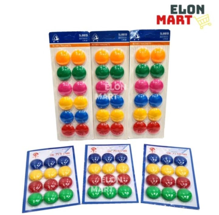 Whiteboard Colour Magnetic Button 20mm / 30mm | Lazada