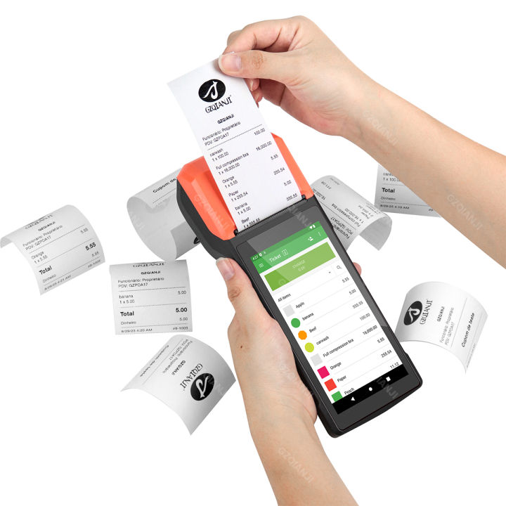 Android 13 Android 8.1 Handheld POS Terminal Built-in 58mm Thermal ...