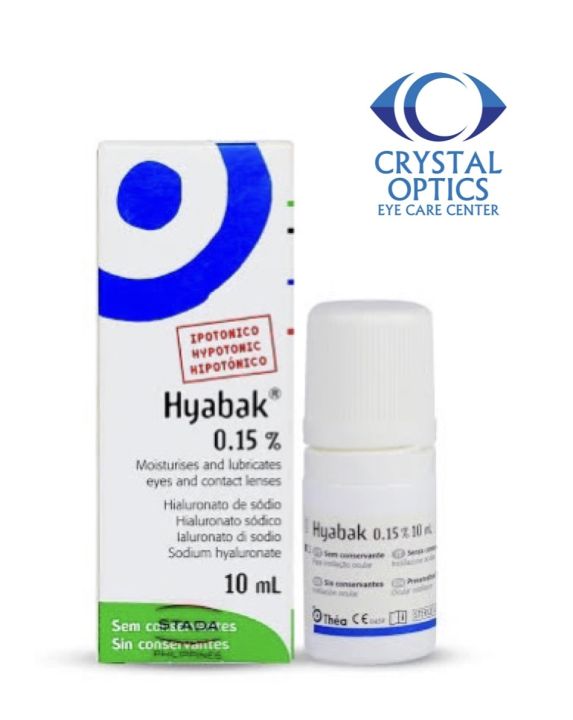 Hyabak 0.15% (10ml) Eyedrops 10/2025 Expiry | Lazada PH
