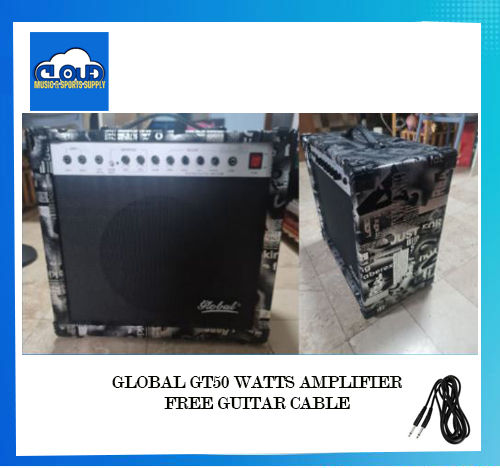 Global 50 Watts Amplifier with FREE GUITAR CABLE | Lazada PH