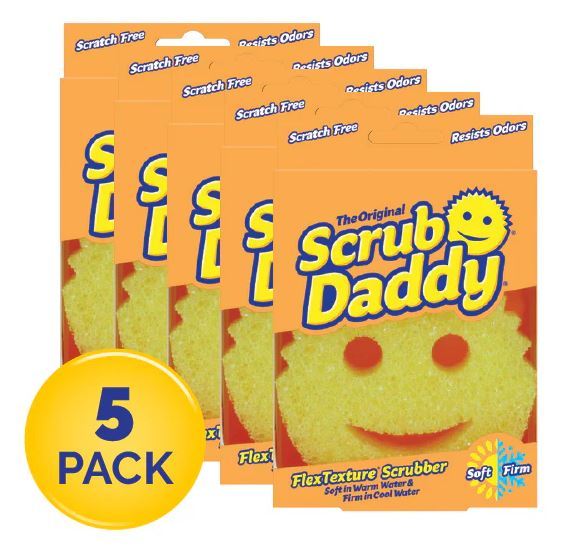 5 PACK Scrub Daddy Original FlexTexture Scrubber (5 PCS IN SET) | Lazada PH