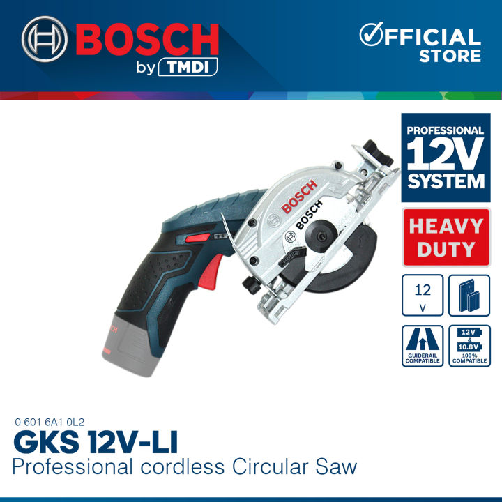 BOSCH Professional Cordless Circular Saw 12V GKS 12V-LI SOLO BARE TOOL ...