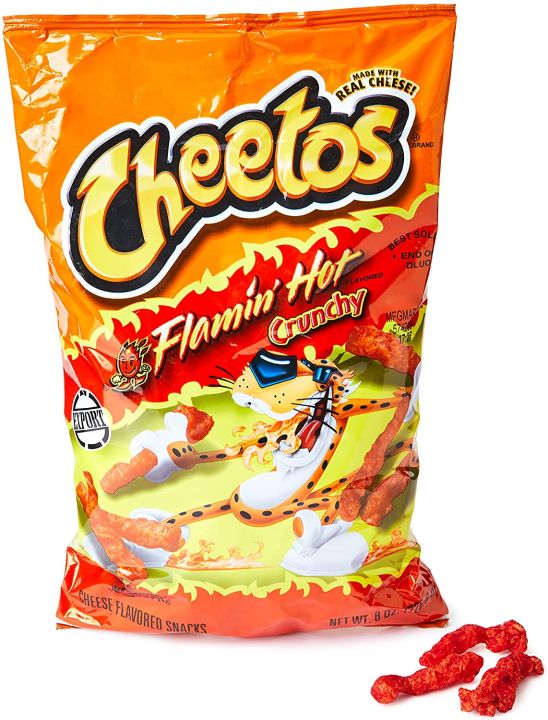 Imported from US Cheetos flamin hot crunchy cheese พร้อมส่ง จาก อเมริกา ...