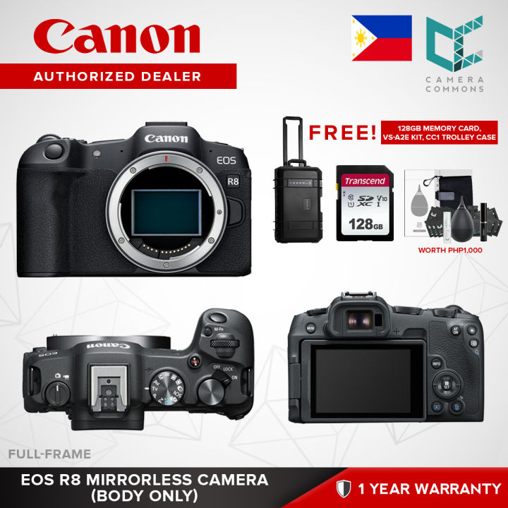Canon EOS R8 Mirrorless Camera Full-Frame CMOS Sensor with RF 24-50mm f ...