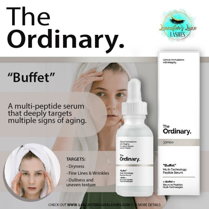 The Ordinary "Buffet" Multi-Technology Peptide Serum 30ml | Lazada ...