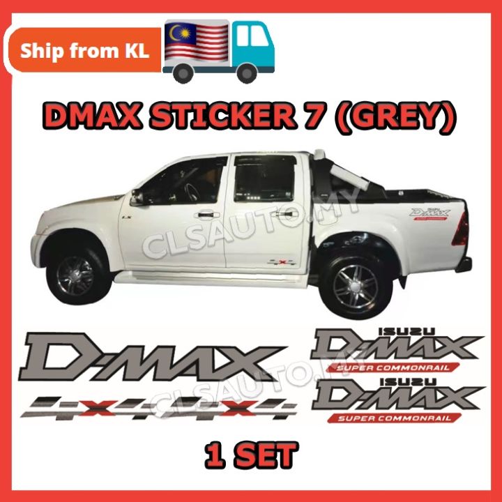 ISUZU DMAX Car Sticker Body Side Front Rear Decal - DMAX 07 Super ...