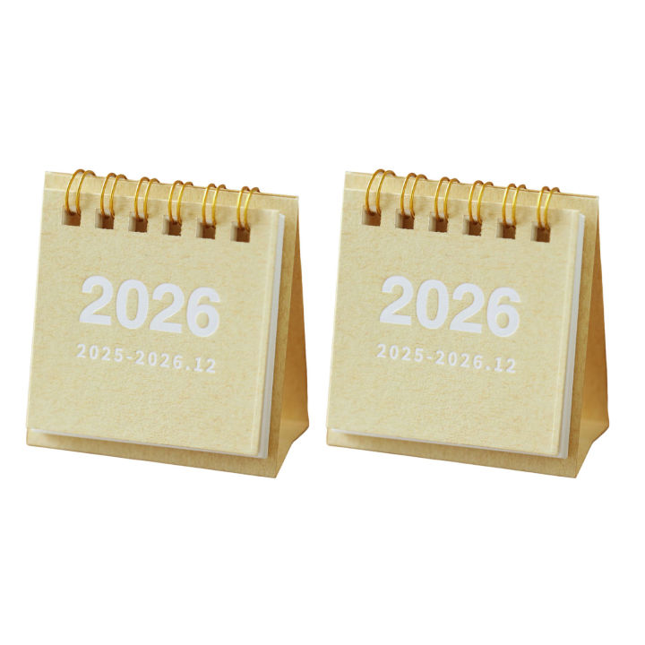 Front Shop Metal Double Helix Binding Calendar Vertical Page Turn ...