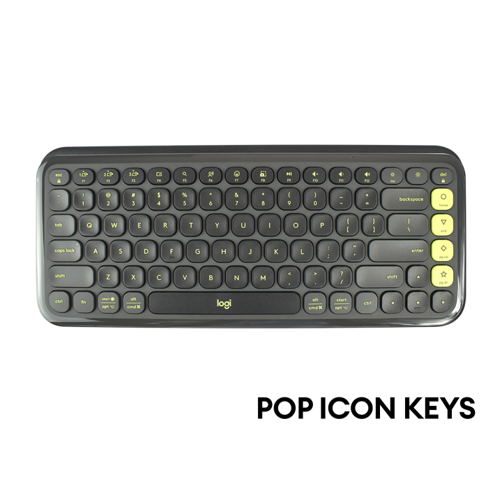 Logitech POP ICON Keys Wireless Mechanical Emoji Keyboard | Lazada PH
