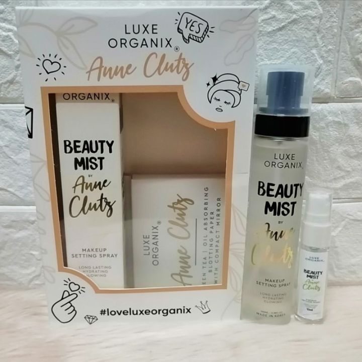 AUTHENTIC LUXE ORGANIX Beauty Mist by Anne Clutz Makeup Setting Spray ...