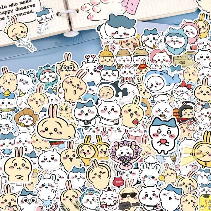 100PCS Anime Chiikawa Funny Stickers Graffiti Skateboard Waterproof ...