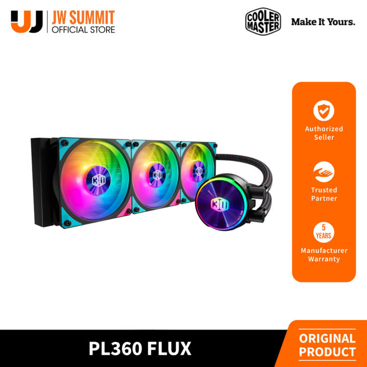 Cooler Master MasterLiquid PL360 FLUX 30th Anniversary Edition CPU ...
