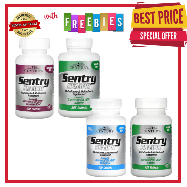 21st Century Sentry Senior Women 50+ 100 tabs | Lazada PH