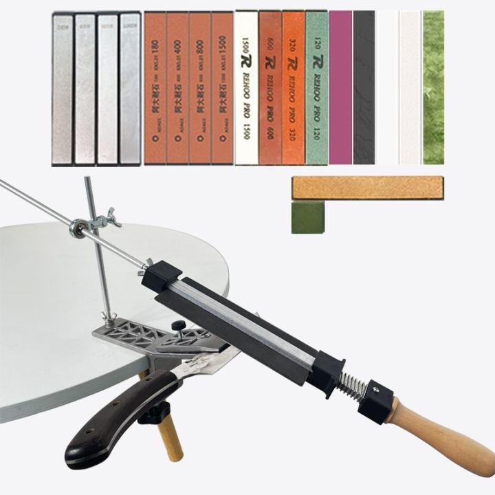 Fixed Angle Sharpener Professional Sharpening Stone Kitchen Grinding ...