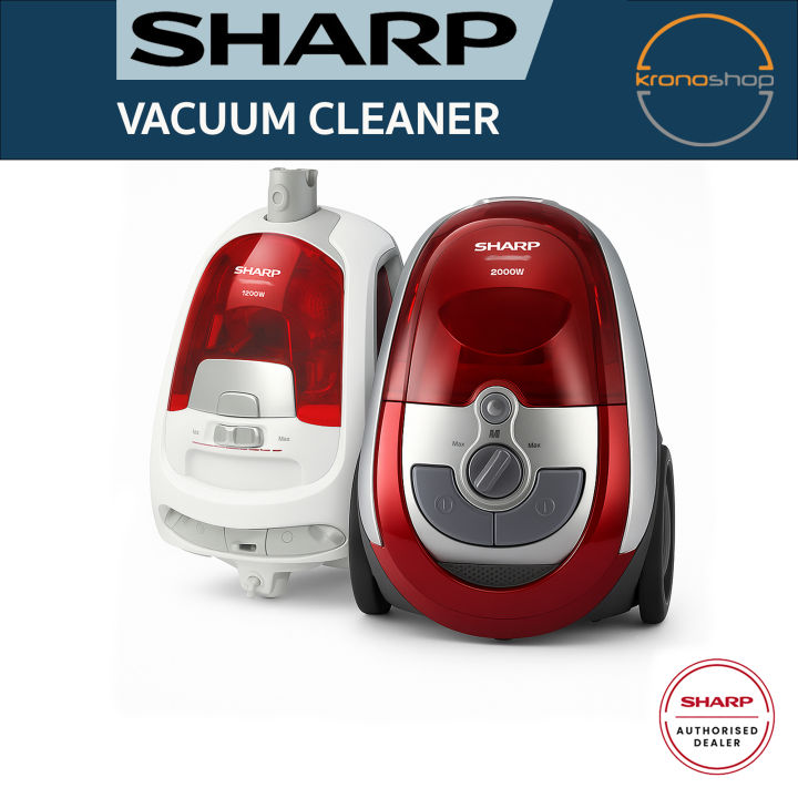 Sharp Bagless Vacuum Cleaner | 1600W / 2000W Motor | Compact & Powerful ...
