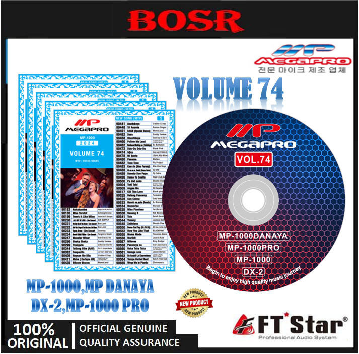 Megapro MP1000 MP1000pro Danaya cd vol 74 (original) | Lazada PH