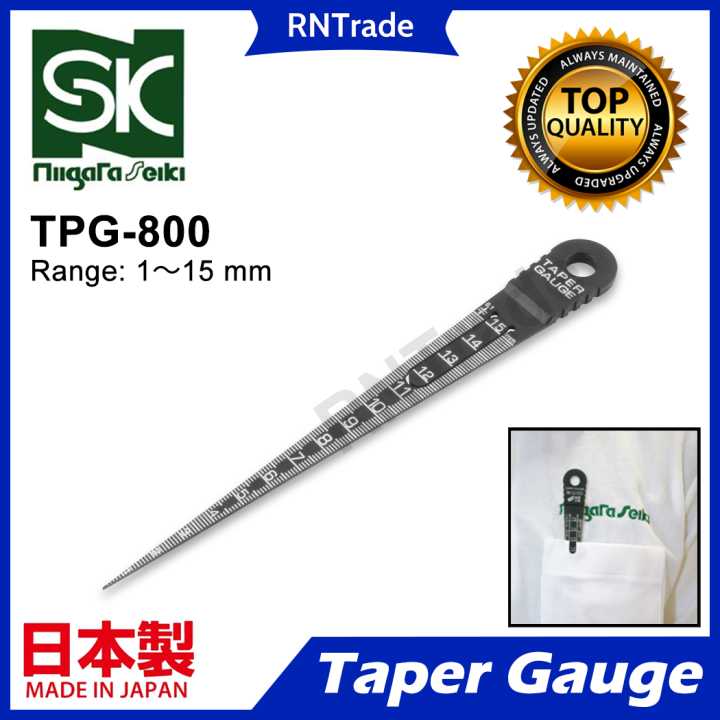 Taper Gauge SK TPG-800KD, 1 〜 15 mm, Made in Japan | Lazada PH