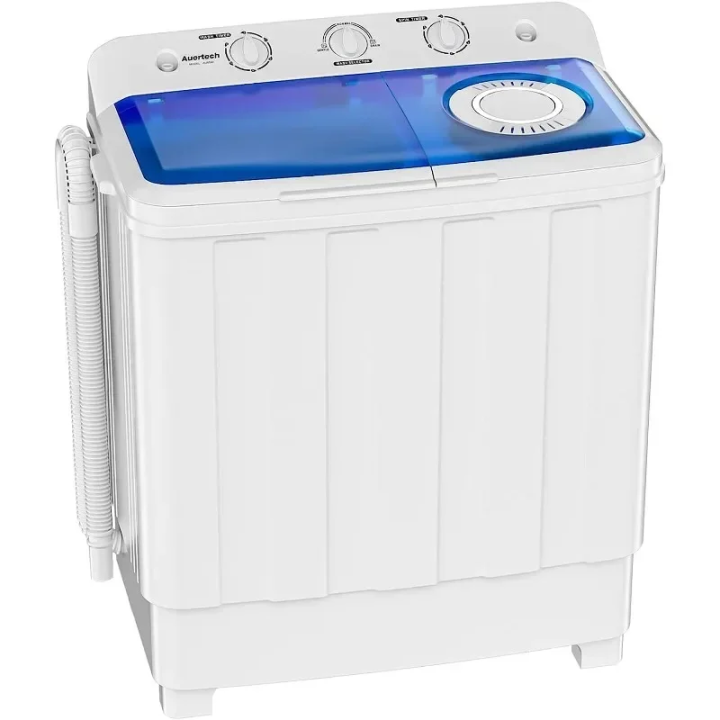 Auertech Portable Washing Machine, 28lbs Twin Tub Washer Mini Compact ...