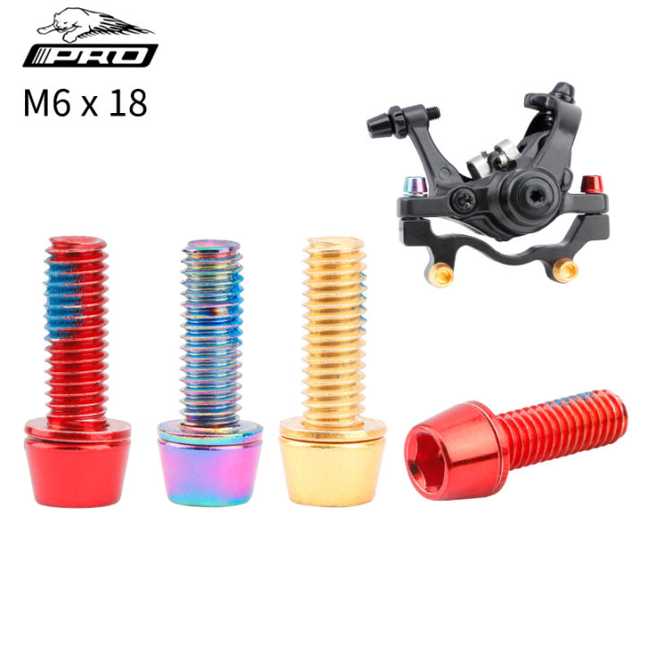 IIIPRO M6 Bike Bolt 6PCS Beautifully Packed Rainbow Sturdy Mountain ...