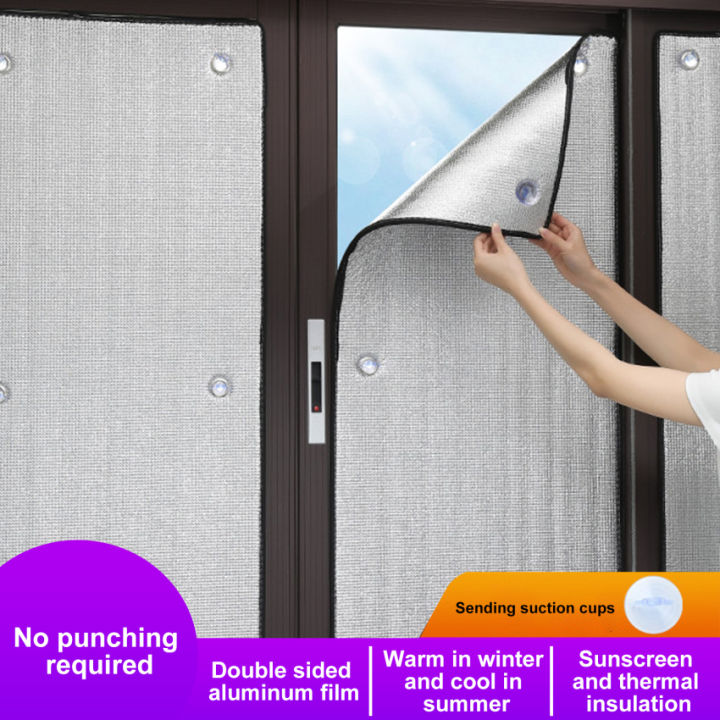 Window Sun Shade Film Home Sunshade Protector Pad Aluminum Foil ...
