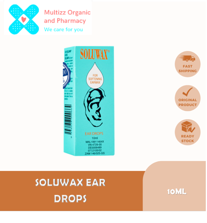 SOLUWAX EAR DROPS 10ML | Lazada