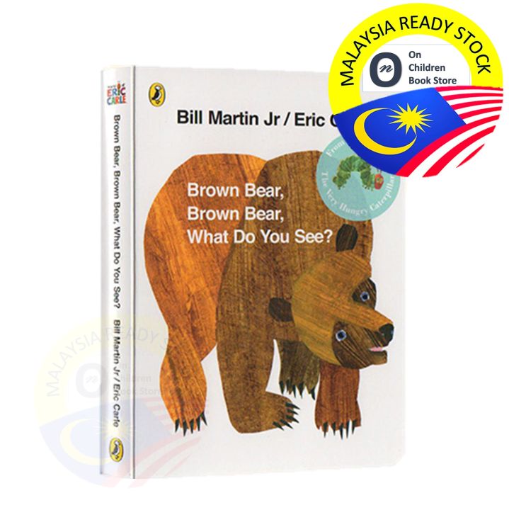 Children Board Book Brown Bear, Brown Bear, What Do You See? | Lazada