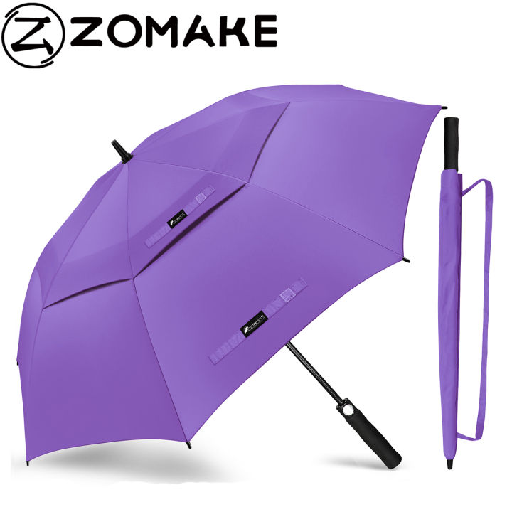 ZOMAKE 54 inch Double layered Golf Umbrella Automatic Windproof and ...