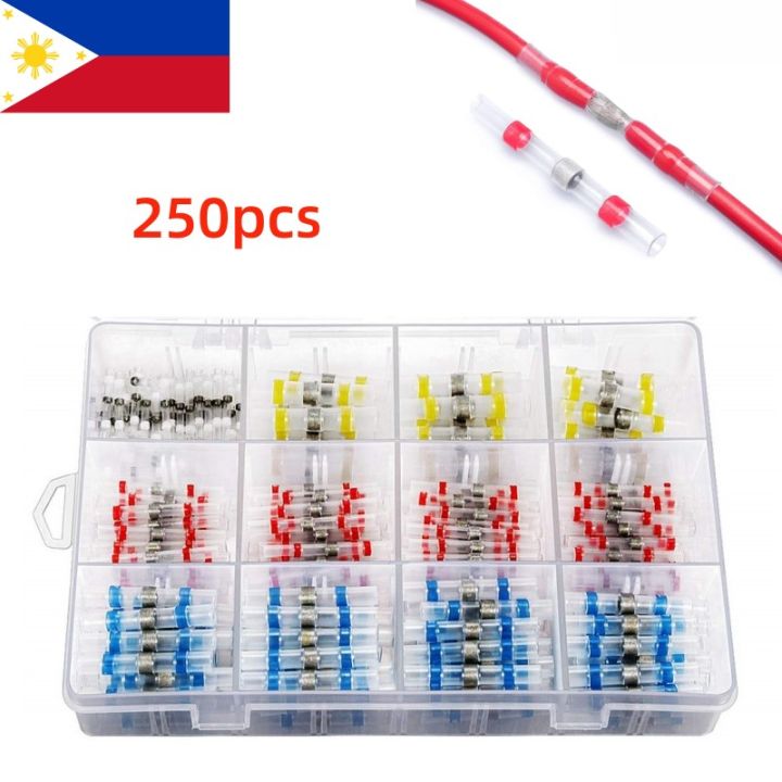 50/100/250PCS Waterproof Solder Seal Heat Shrink Butt Wire Connectors ... 50/100/250PCS Waterproof Solder Seal Heat Shrink Butt Wire Connectors ...