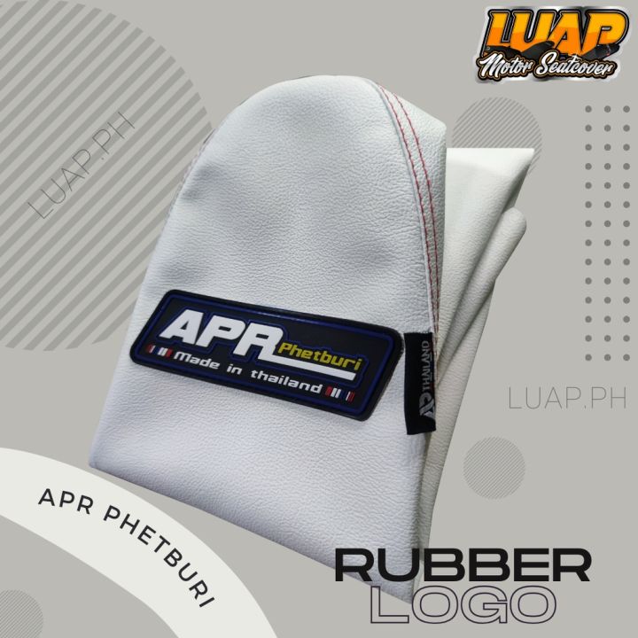 APR White Edition Rubber Logo with Tahe Thailand Motorcycle Seat Cover ...