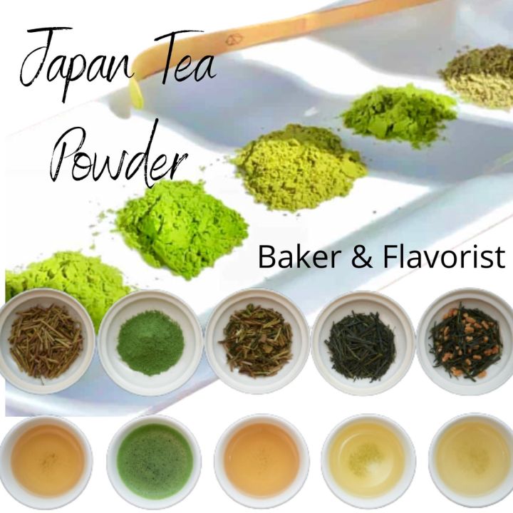 Japan Tea Series Matcha Powder / Kombucha 昆布茶/ Sencha 煎茶/ Genmaicha 玄米茶 ...