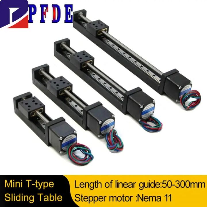 【Hot New Release】 Mini T-Type Sliding Table Linear Stage 50-300mm ...