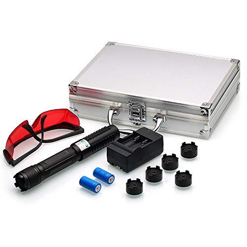 TONG'S 5-Lenses Powerful Burning Laser Pointer Set with Battery Charger (Black) | Lazada PH