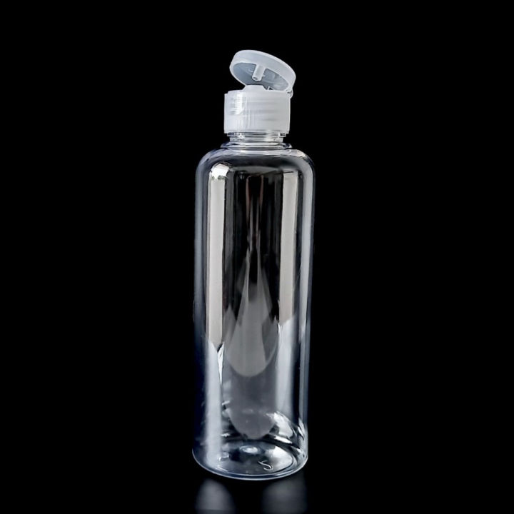(10 PCS) BOTOL PLASTIK 250ML FLIPTOP PRESSTOP BENING PUTIH / BOTOL 250 ML BOTOL WADAH ISI ULANG ...