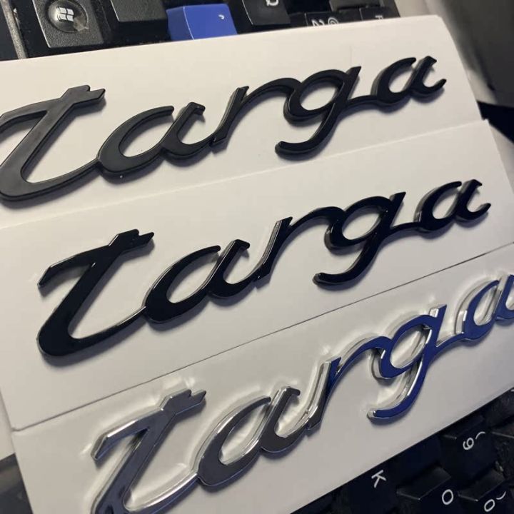 Porsche 911 Taga logo targa trunk English alphabet logo modified 4S ...