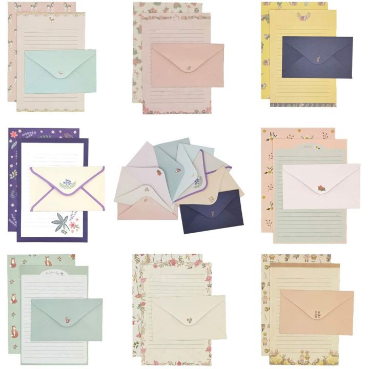 V75 Lovely Valentine's Day Different Style Cartoon Gift Envelope Letter ...