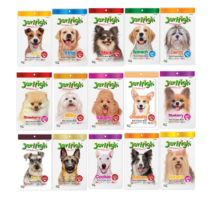JERHIGH Dog Snack 50g / 70g | Lazada