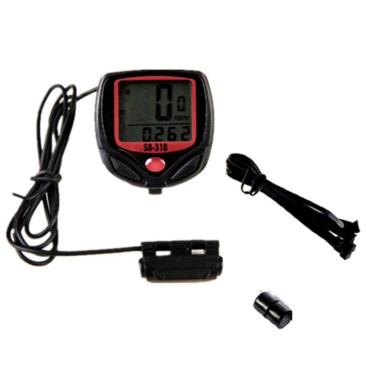 Waterproof Bike Computer Bicycle Meter Odometer Speedometer LCD Display ...