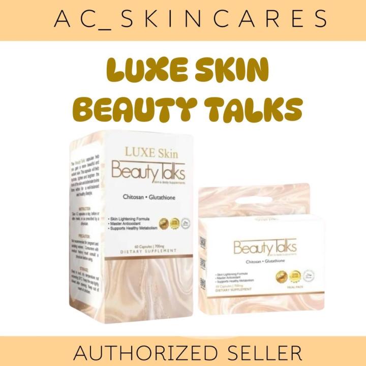 Luxe Skin Beauty Talks by Anna Magkawas Healthcare Glutathione | Lazada PH